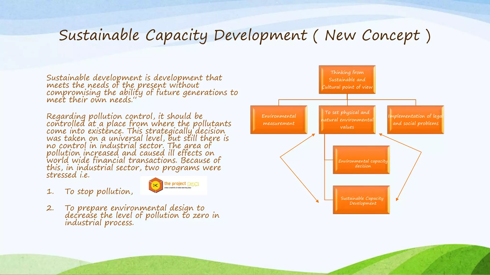 Sustainable development in environment studies | PPTX