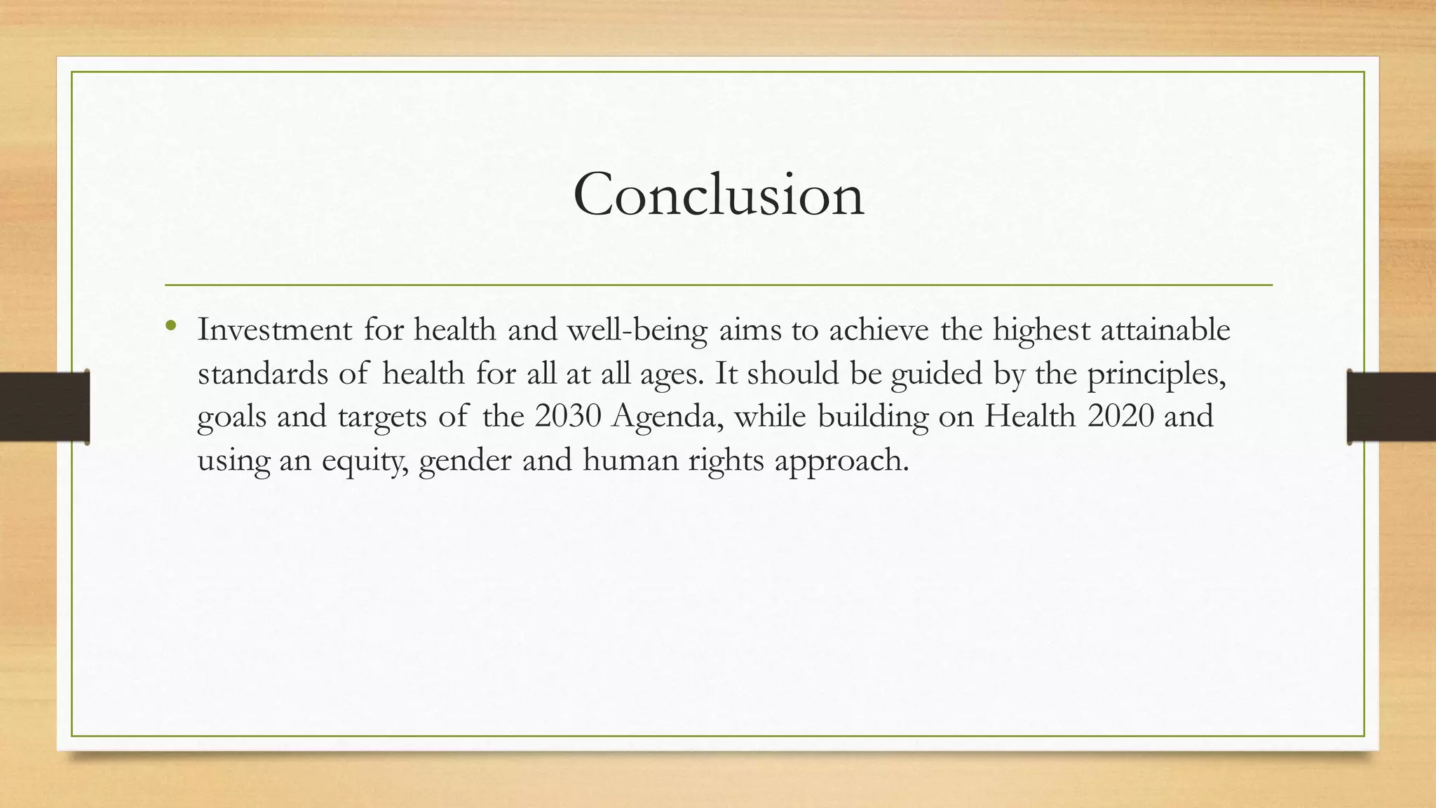Good health | PPT