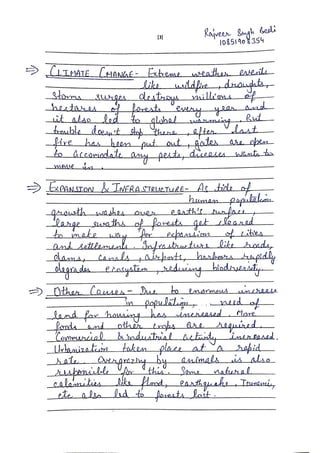 EVS | Hand written Notes | B com sem 4th | by Ritish bedi #RVIRGO | PDF