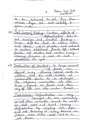 EVS | Hand written Notes | B com sem 4th | by Ritish bedi #RVIRGO | PDF