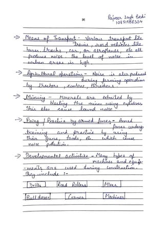 EVS | Hand written Notes | B com sem 4th | by Ritish bedi #RVIRGO | PDF