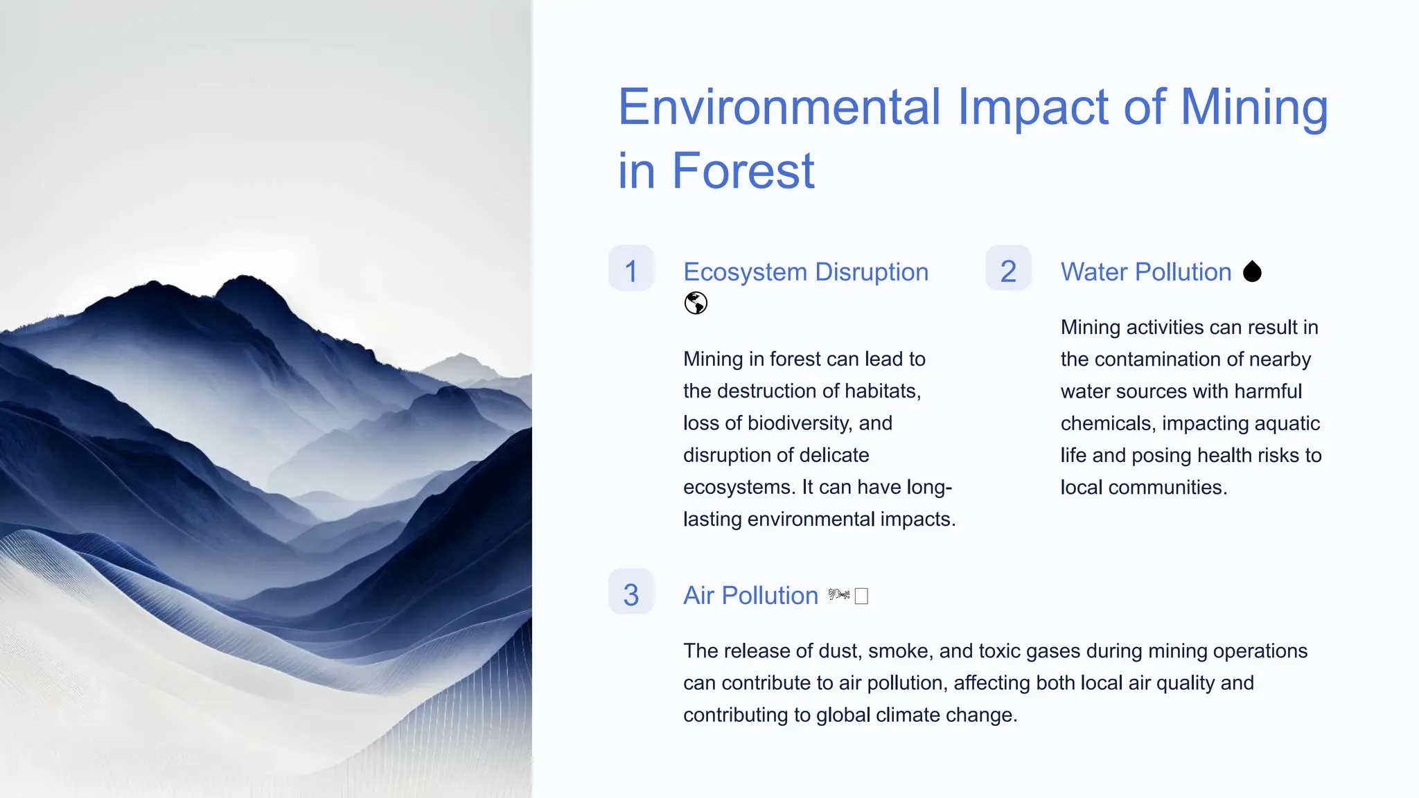 Mining in forest | PPTX