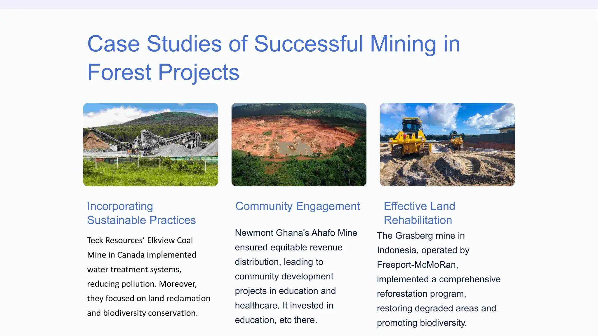 Mining in forest | PPTX