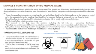 EVS - BIOMEDICAL WASTE MANAGEMENT - UNIT 5 | PDF