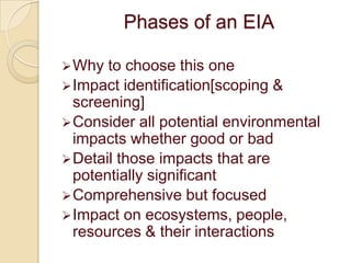Evs eia | PPT