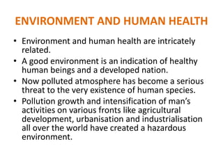 Evs environment and human health | PPTX