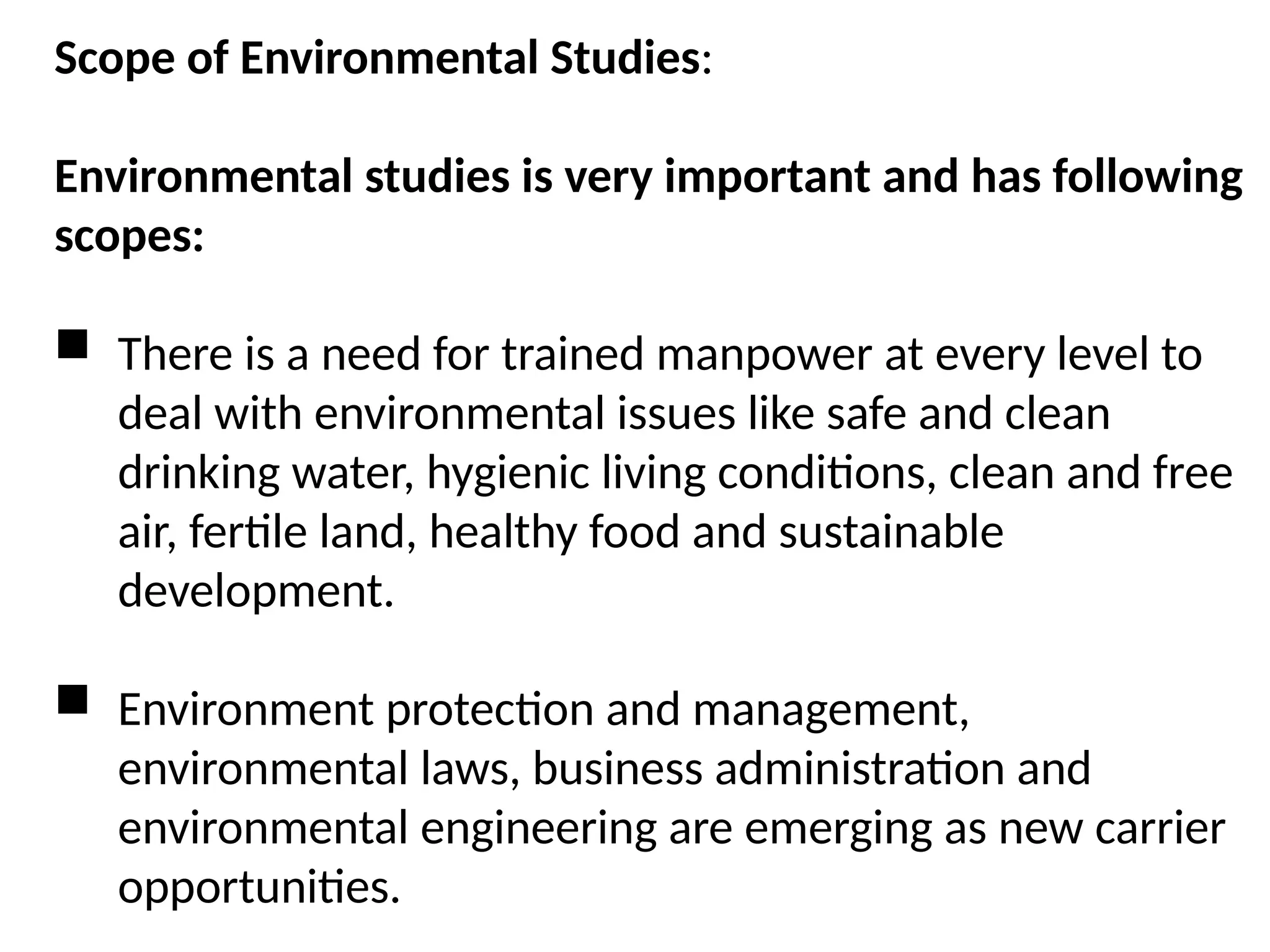 EVS - Scope & Importance.pptx for clg students | PPTX
