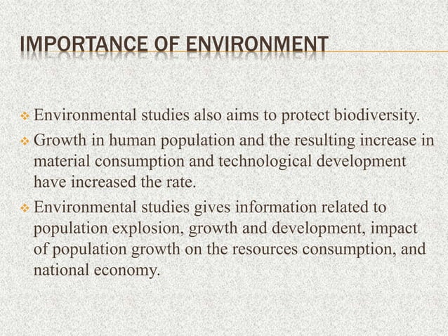 Ecosystem and Environment, GE3451 Environmental Science | PPTX
