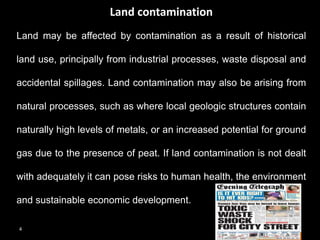 Biorestoration of contaminated land | PPTX