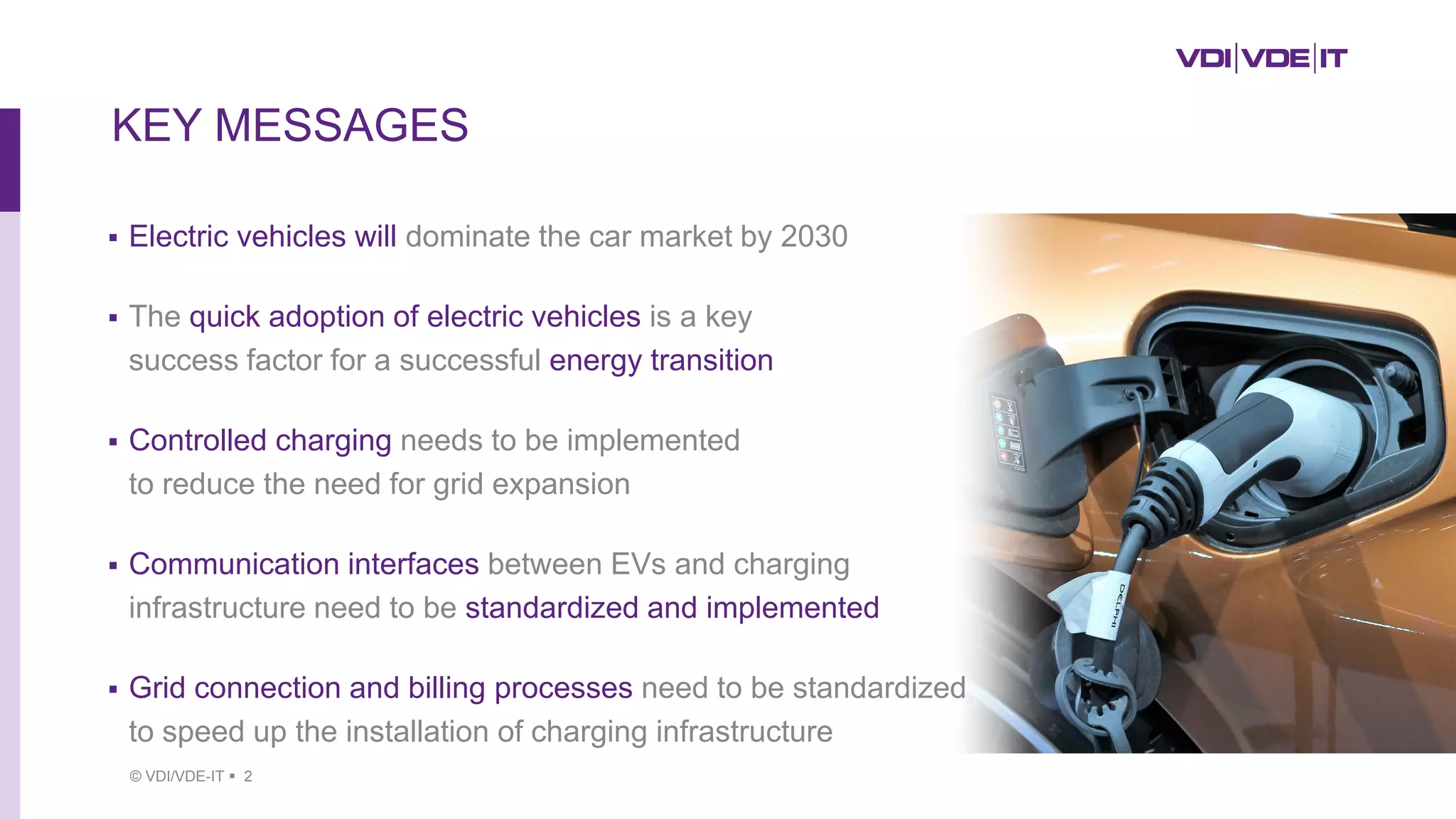 Innovation needs for the integration of electric vehicles into the ...