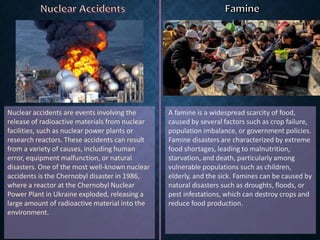 Environmental awareness and types of disasters | PPT