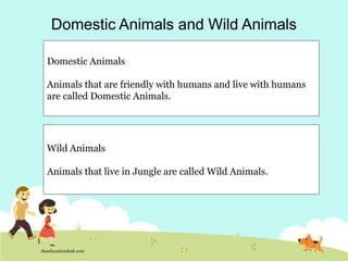 Environmental Science (EVS) : Animals (Class I) | PDF