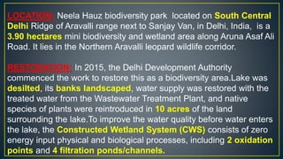 Biodiversity parks of Delhi | PPTX