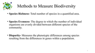 SPECIES ABUNDANCE AND RICHNESS IN ECOSYSTEM | PPTX