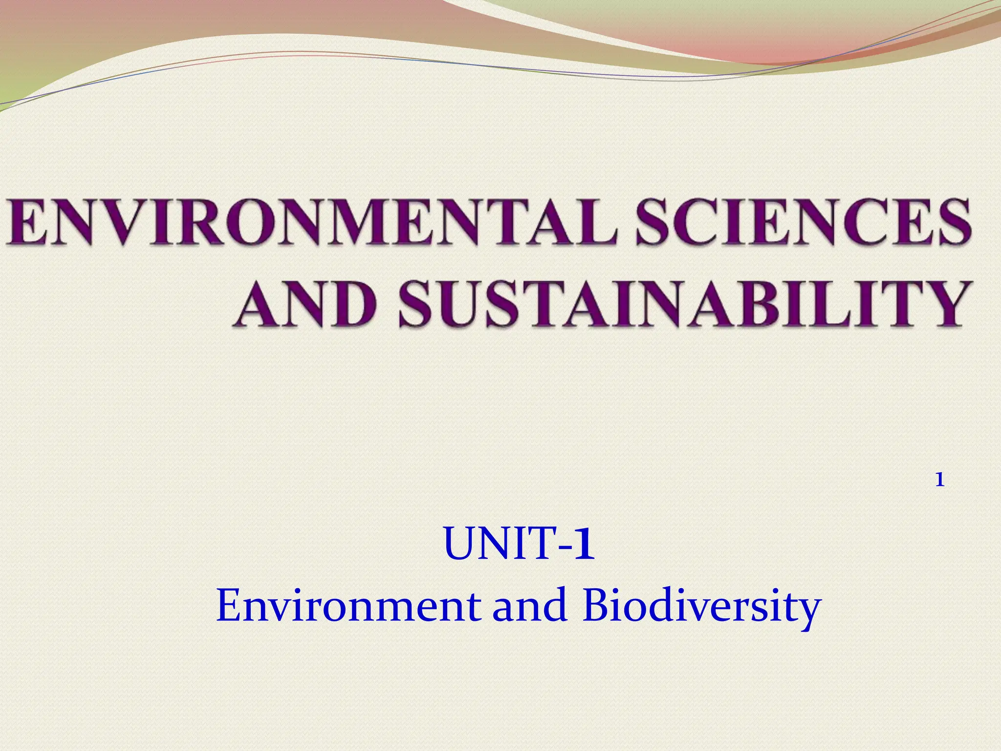 EVS Chapter 1 in fourth semester cse.pptx
