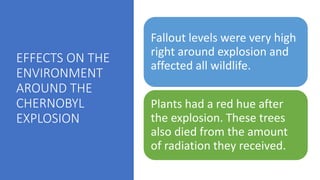 Chernobyl Nuclear Power Plant Disaster | PPTX