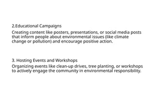 Works related to environmental awareness(EVS) PPT by Simanchala Sarab.pptx