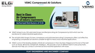 ELGi EV Series Air Compressor Pitch PPT For Fortis Hospital | PPTX