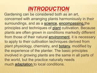 modern way of gardening | PPTX