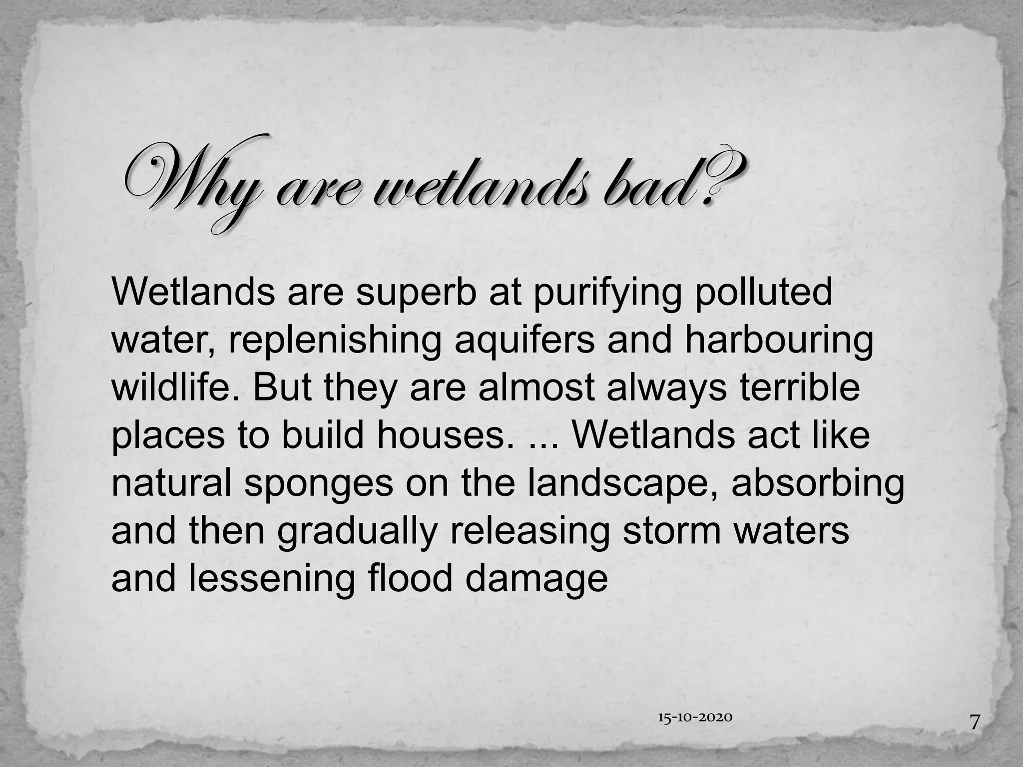 Wet land ecosystem: Introduction, Welfare, Classification, Wildlife ...
