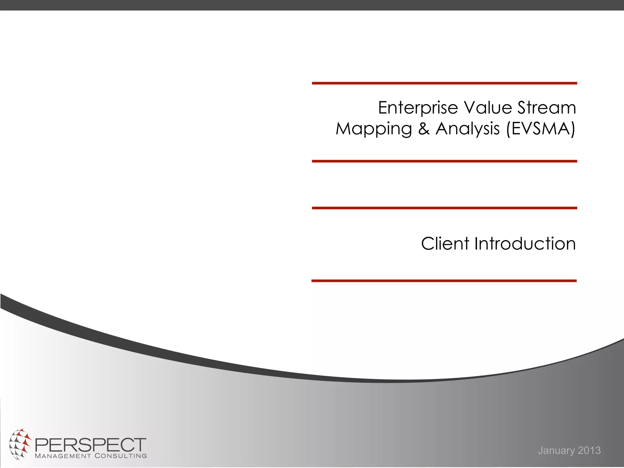 Enterprise Value Stream Mapping & Analysis - Perspect Management ...