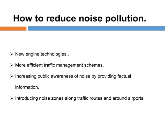 Noise Pollution | PPT