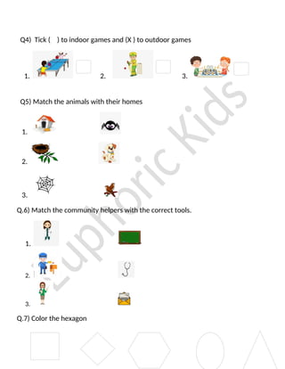 exam paper for preschool kids EVS paper.docx