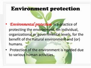 Environment protection act | PPTX