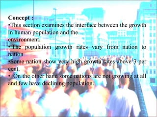 Global Population Growth :Variations Among Nations | PPTX