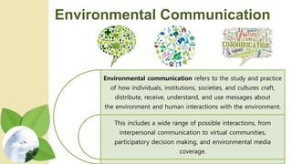 Environmental Movements, Ethics & Communication | PPT