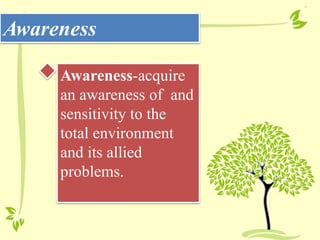 IMPORTANCE OF ENVIRONMENTAL EDUCATION. | PPTX