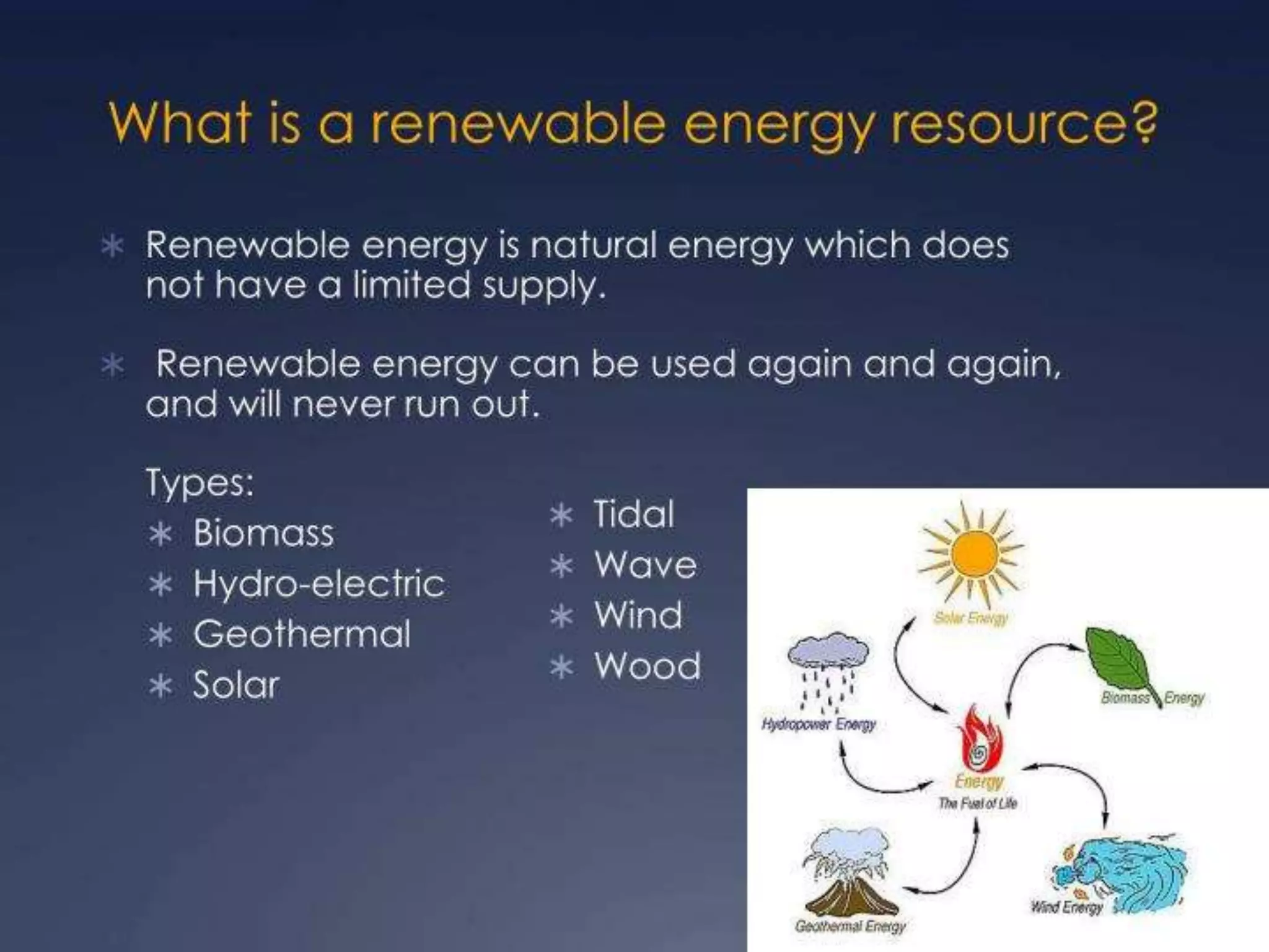 Renewable and non renewable resources | PPTX