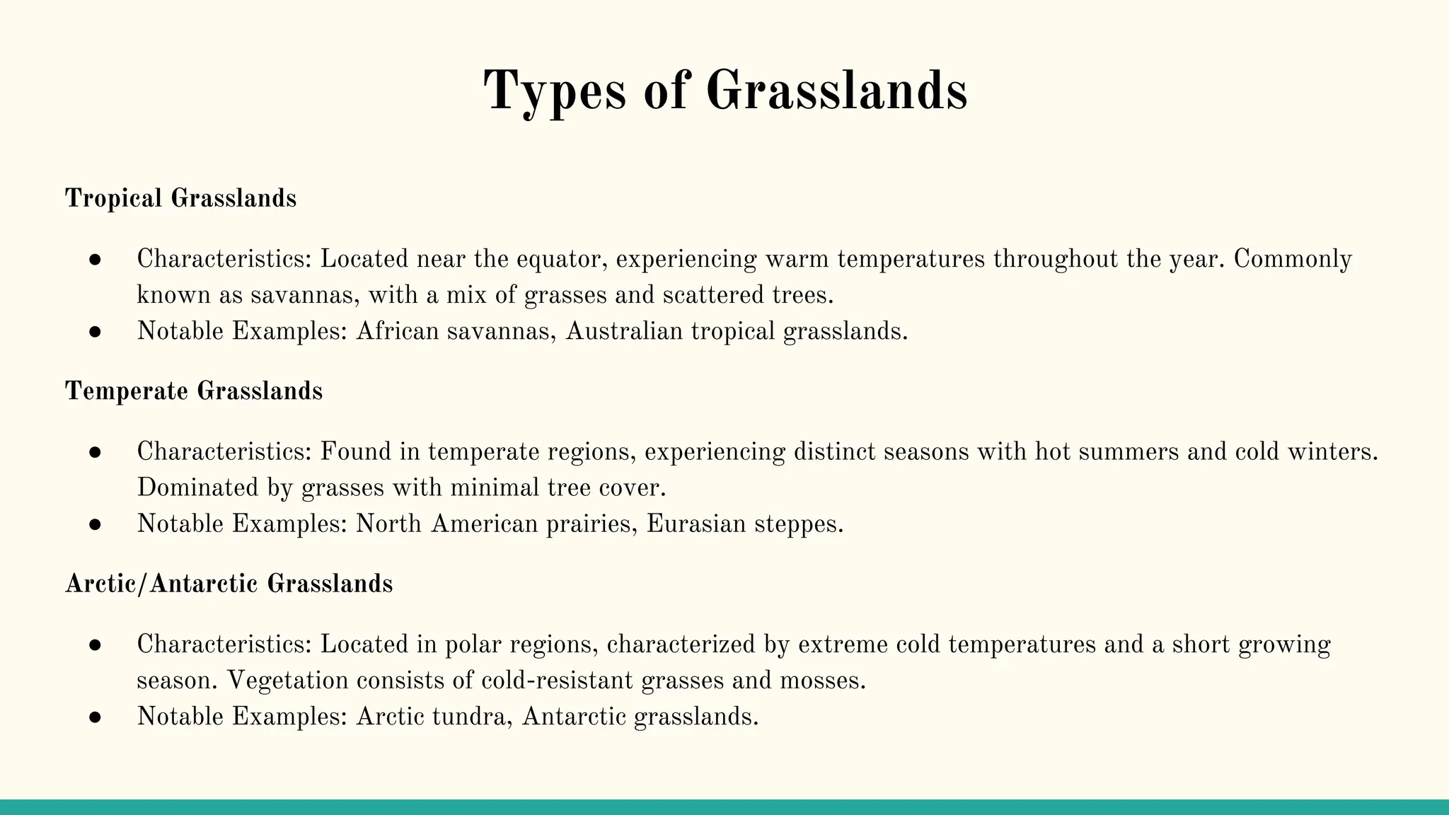 EVS Presentation on Grassland Ecosystems | PPT