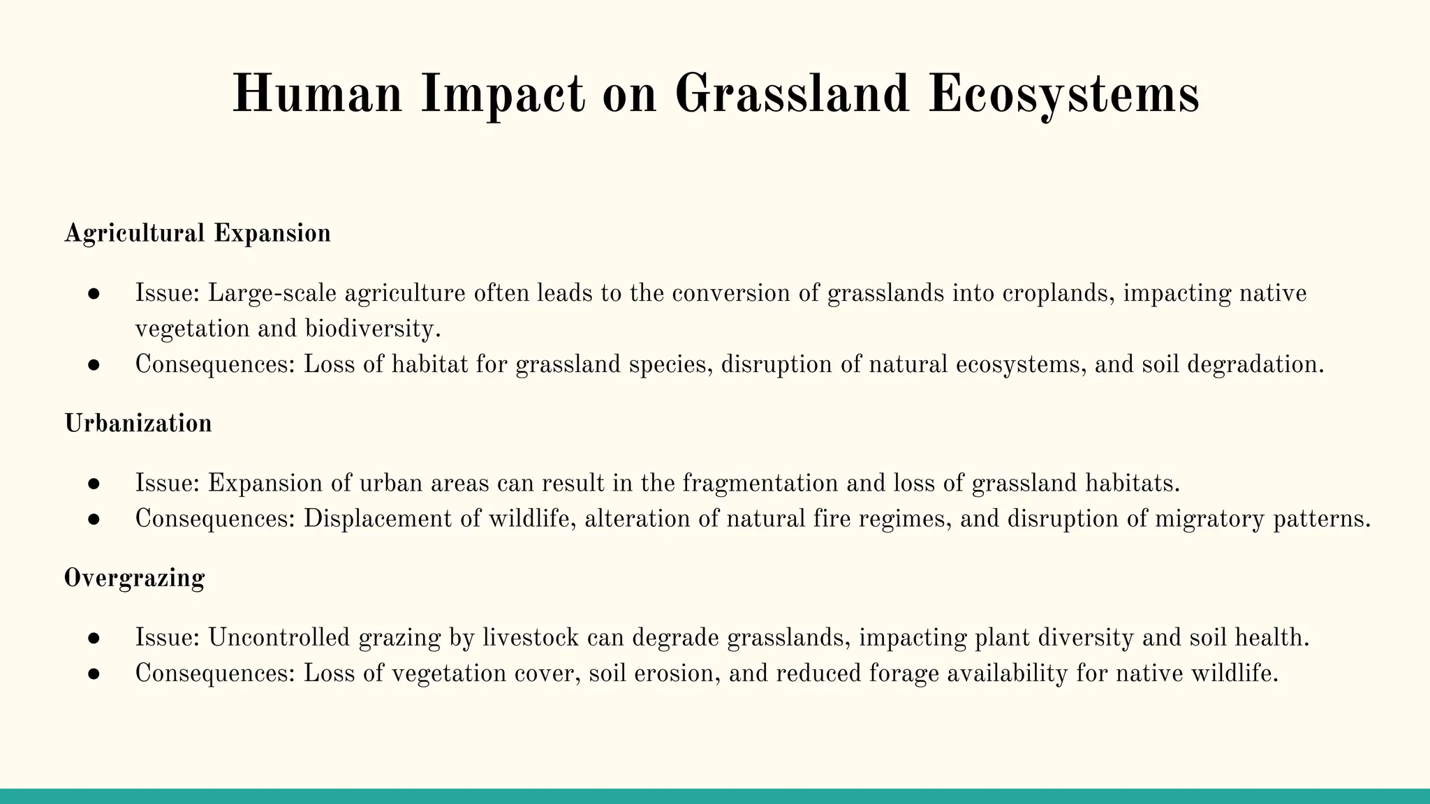 EVS Presentation on Grassland Ecosystems | PPT