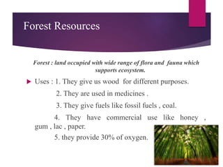 conservation of natural resources | PPTX