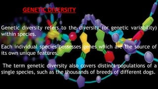 Evs presentation- types of biodiversity | PPTX | Biological Sciences ...