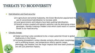 BIODIVERSITY & ITS TYPES | PPTX