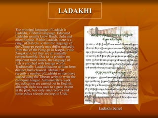 Evs Project Kashmir & Ladakh | PPT