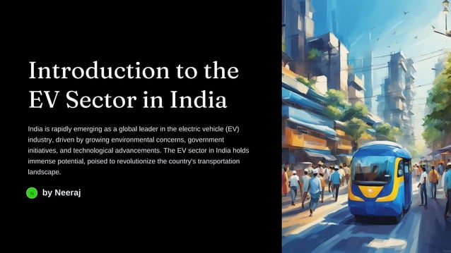 What is India's electric vehicle (EV) market | PDF | Automotive ...