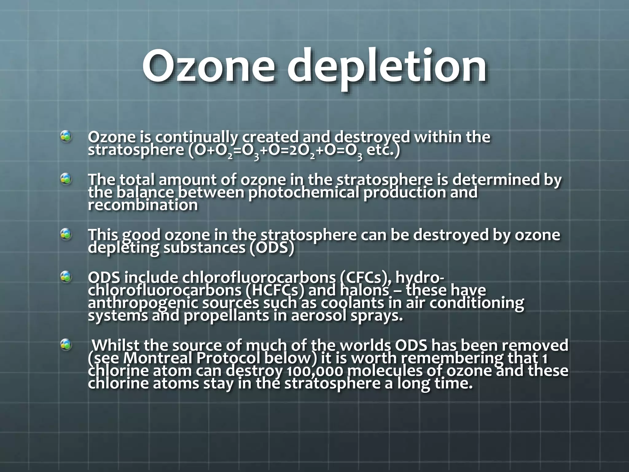 ozone layer depletion | PPTX