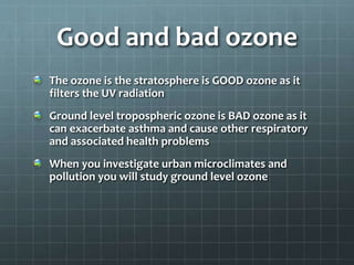ozone layer depletion | PPTX | Indoor Environmental Quality | Home & Garden