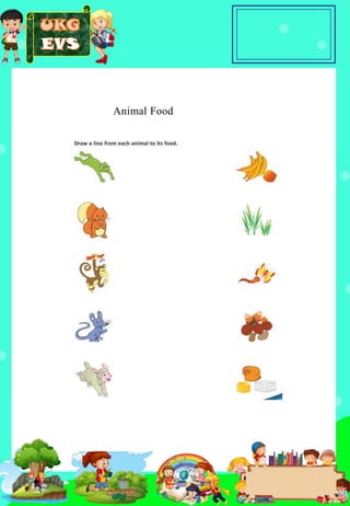 Grade UKG - Environmental Science - Worksheet (Printable) | PDF
