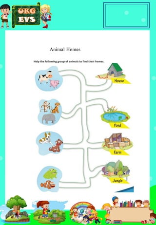 Grade UKG - Environmental Science - Worksheet (Printable) | PDF