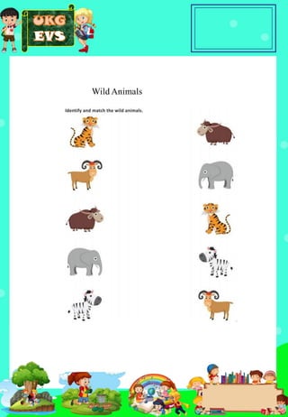 Grade UKG - Environmental Science - Worksheet (Printable) | PDF
