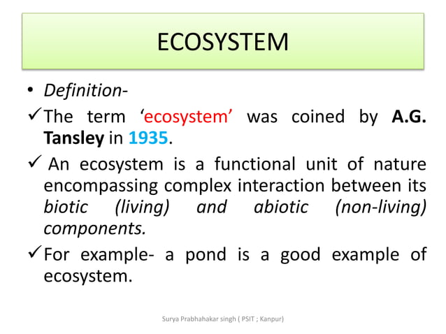 evs UNIT-2nd ecosystem.pptx | Geography | Science