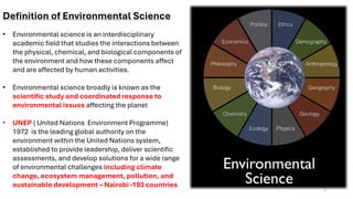 Comprehensive Introduction to Environmental Studies and Sustainability ...