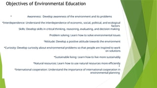 environmental science _ unit I ppt according to INC s | PPTX