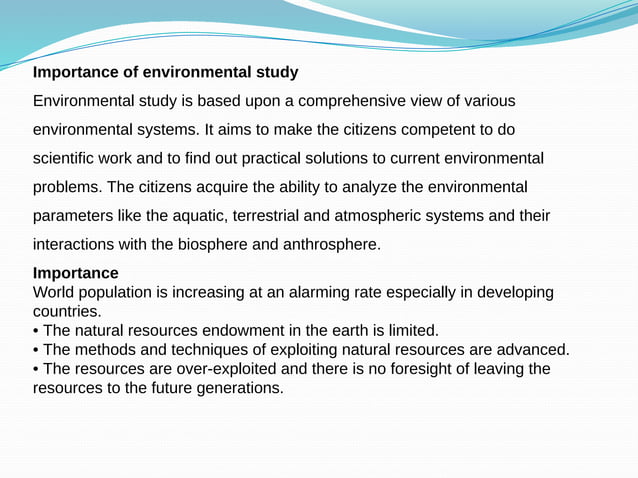 EVS Unit 1 The Multidisciplinary Nature of Environmental Studies.pptx