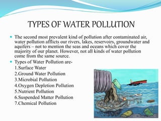 Evs water pollution ppt | PPTX