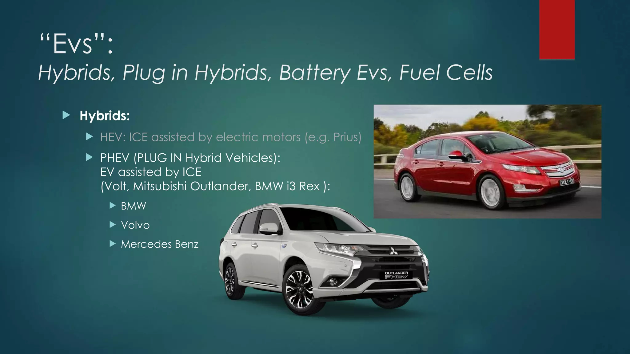 Presentation on Electric Vehicles- 2018 | PDF